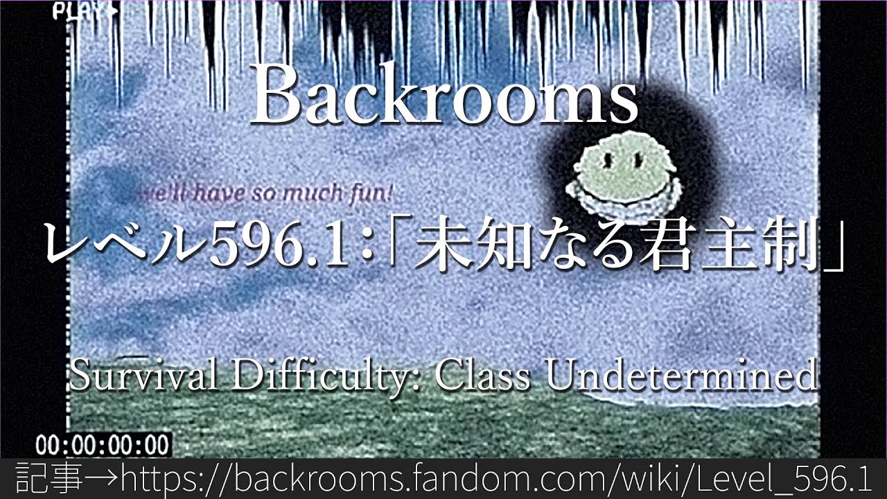 30秒でわかるBackrooms レベル596.1：「未知なる君主制」 - YouTube
