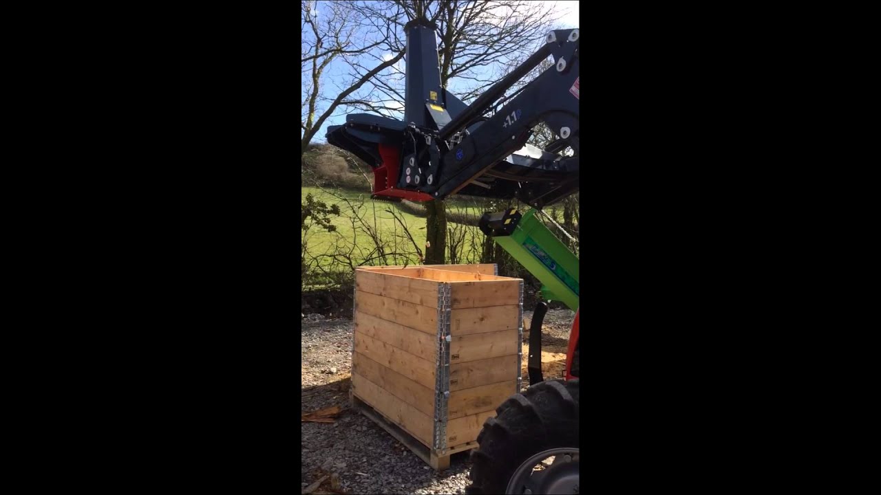 Pilke Master firewood processor - YouTube