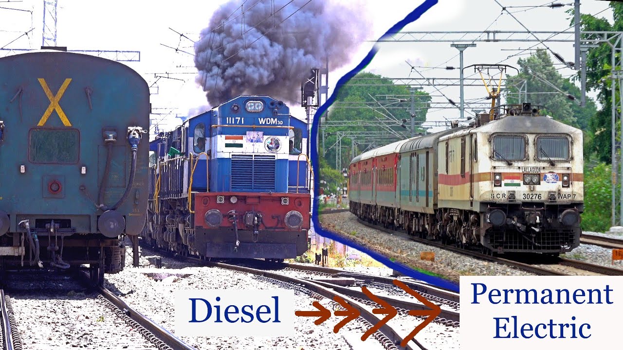 GOODBYE DIESELS 🥹18112 Yesvantpur - TATA Express goes with a Permanent ...