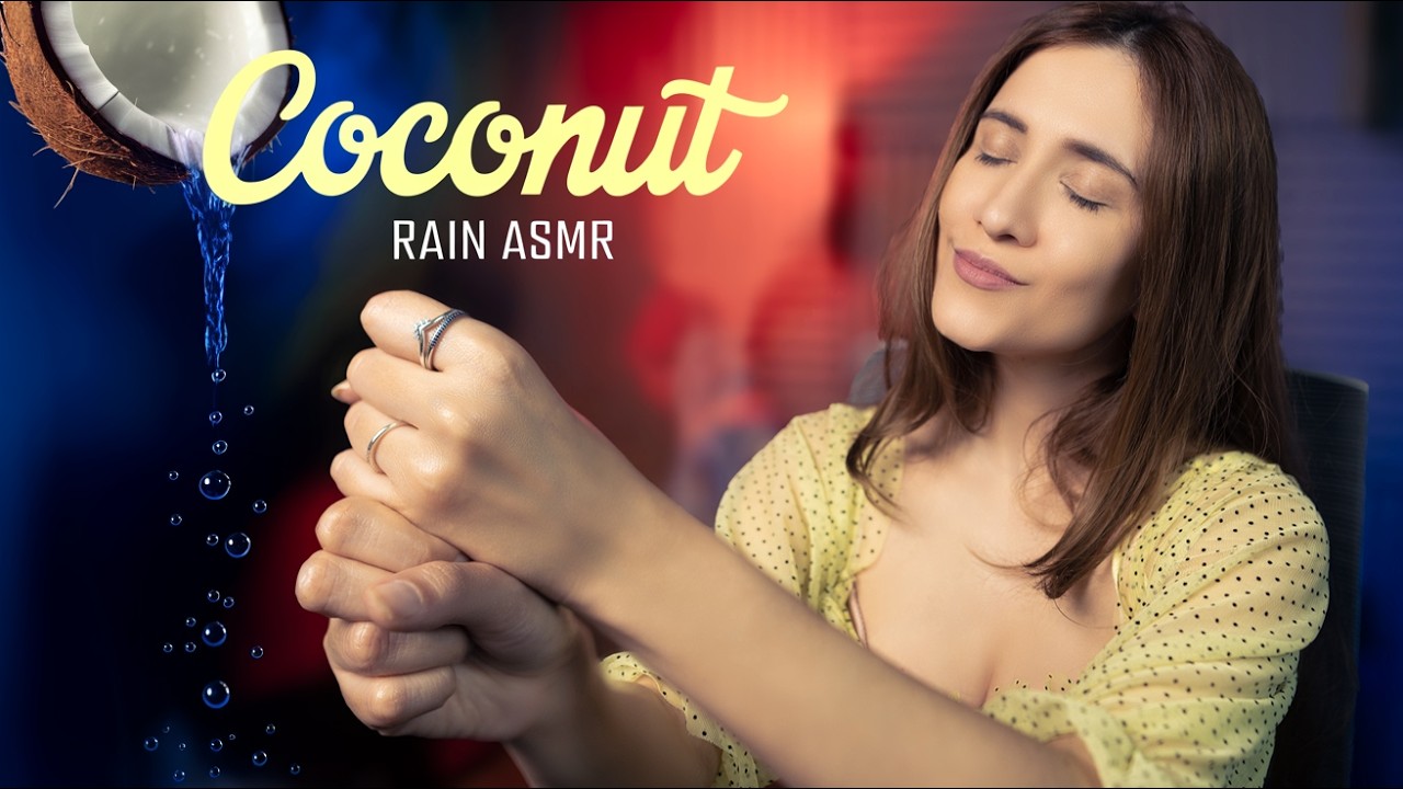ASMR para dormir en 20 minutos: COCONUT RAIN | ASMR Español | Asmr with ...