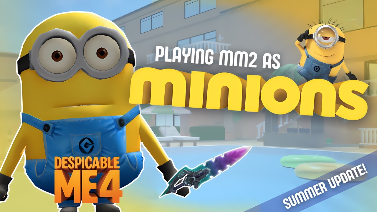 MINION DESTROYS CAMPERS IN MM2 (MURDER MYSTERY 2) HERO WINS & GAMEPLAY ...