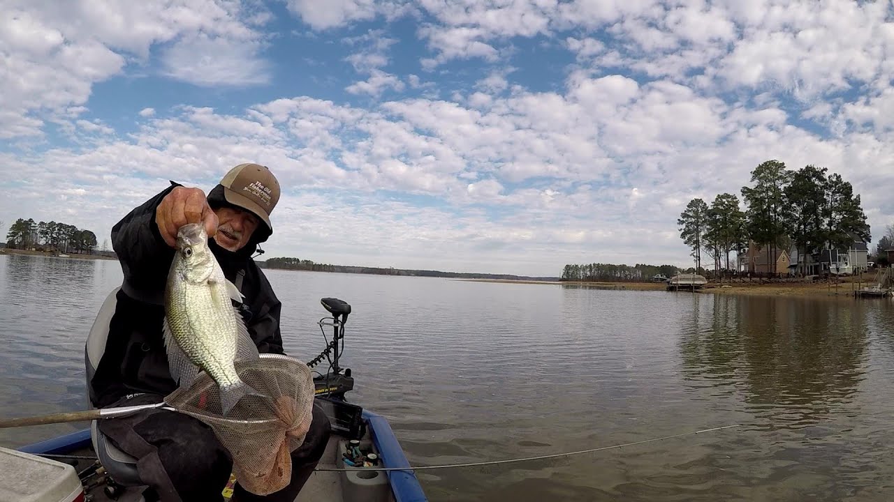 Winter Crappie Fishing, Casting Minnows & Jigs, Lake Murray - YouTube