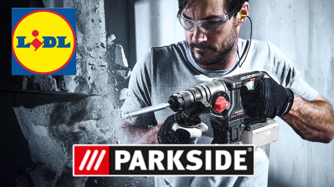 LIDL MARTILLO PERFORADOR PARKSIDE PERFORMANCE PKHAP 20-Li A1 - YouTube