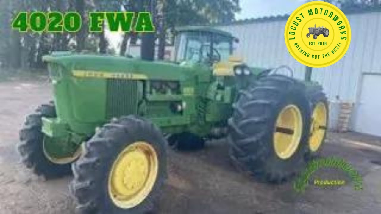John Deere 4020 Front Wheel Assist Power Shift - YouTube