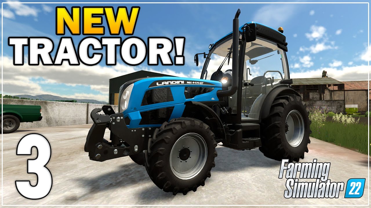 We Bought A Tiny Landini Tractor! - French Farm! | FS22 - Episode 3 ...