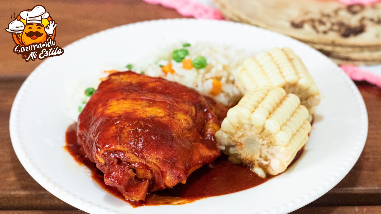 Pollo con Mole Coloradito para festejar a Mamá | Sazonando a mi Estilo ...