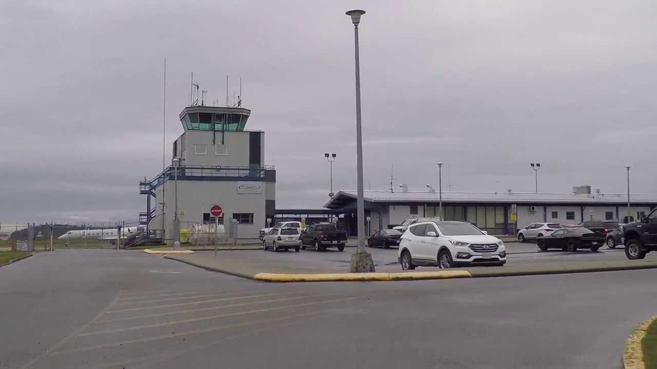Port Hardy Airport YZT - Driving Around Northern Vancouver Island BC ...