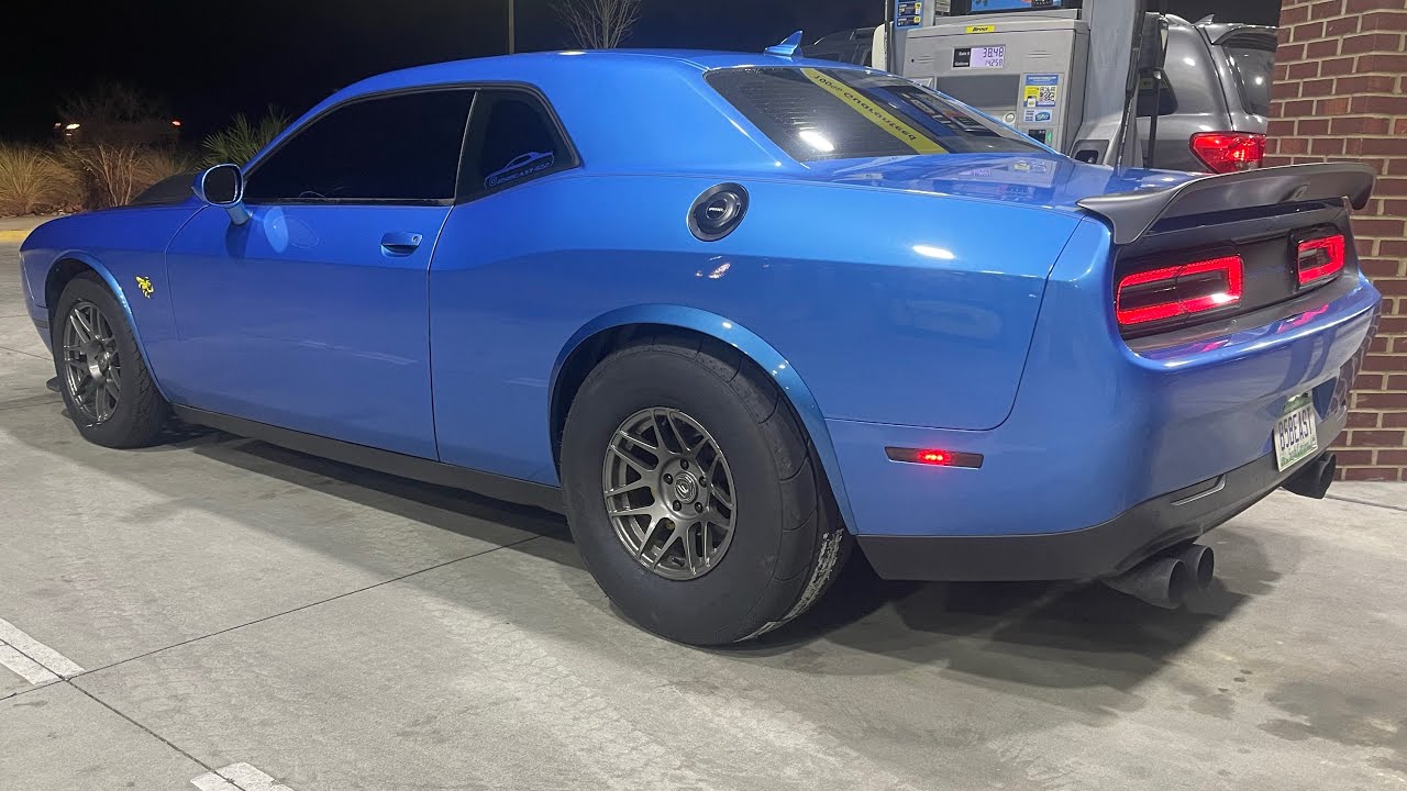 E85 stroker twin turbo challenger cold start - YouTube