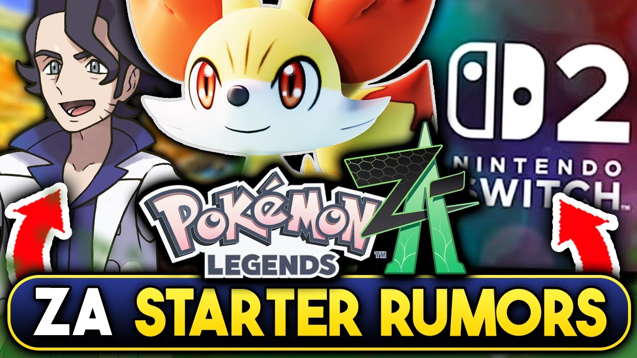 POKEMON NEWS! NEW LEGENDS ZA LEAKS! NEW CHARACTER UPDATES & STARTER ...