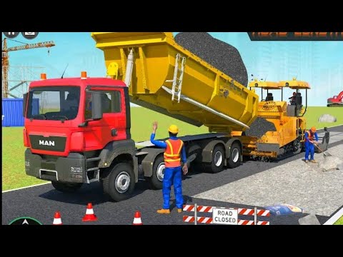Real road Construction Builder Game - Road Construction excavator ...