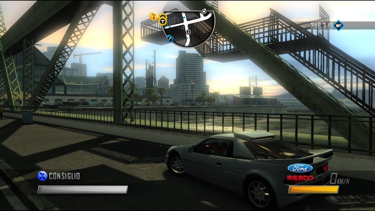 Driver San Francisco - Ford RS200 - Open World Gameplay - YouTube