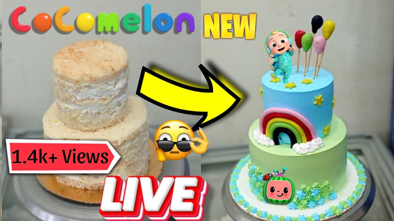 Chef Rehman is live Cocomelon cake design Live '''''' 2024 - YouTube