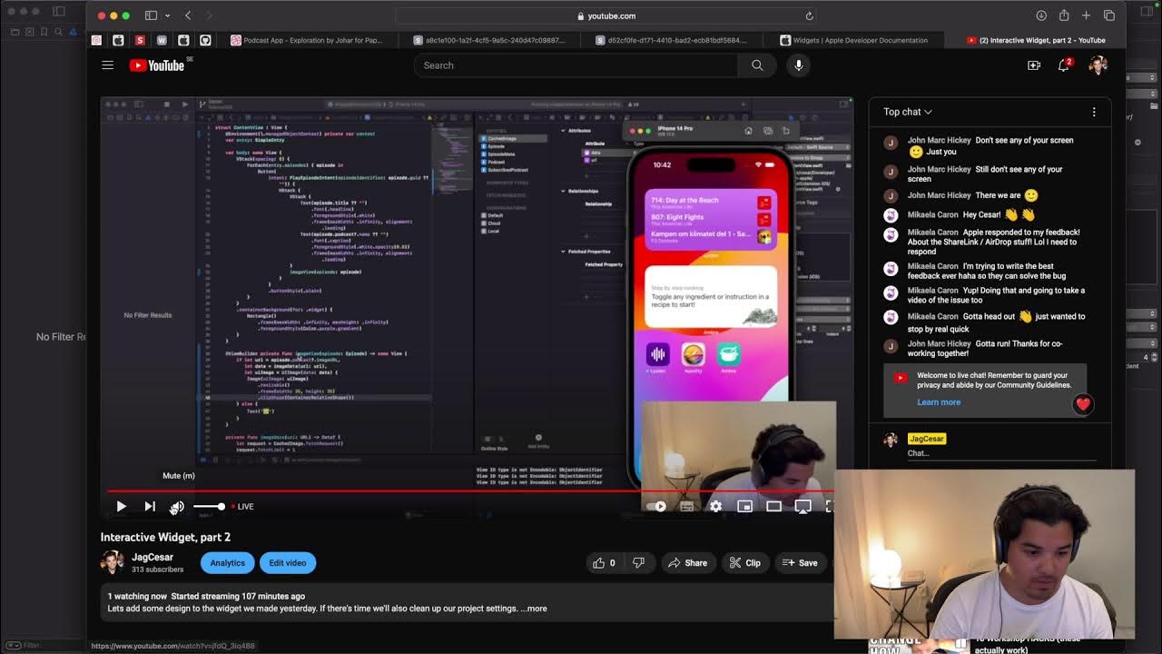 Interactive Widget, part 2 - YouTube