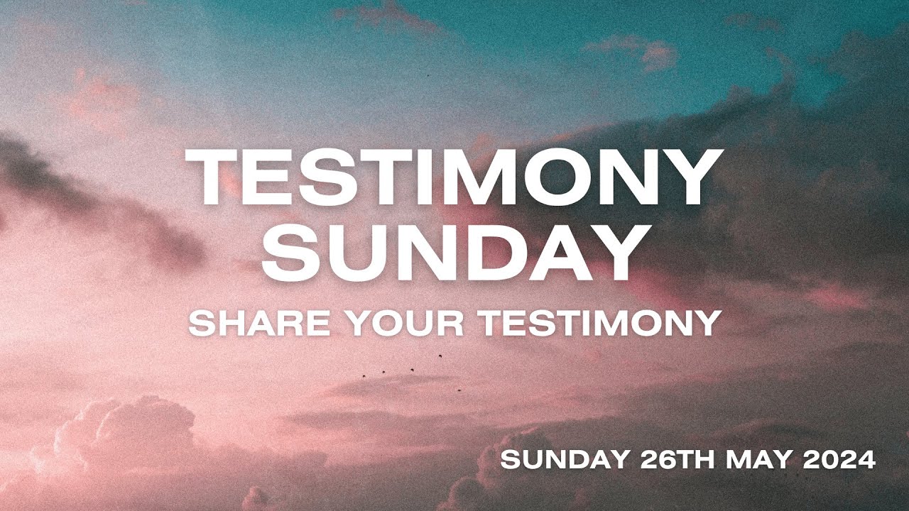 Testimony Sunday - YouTube