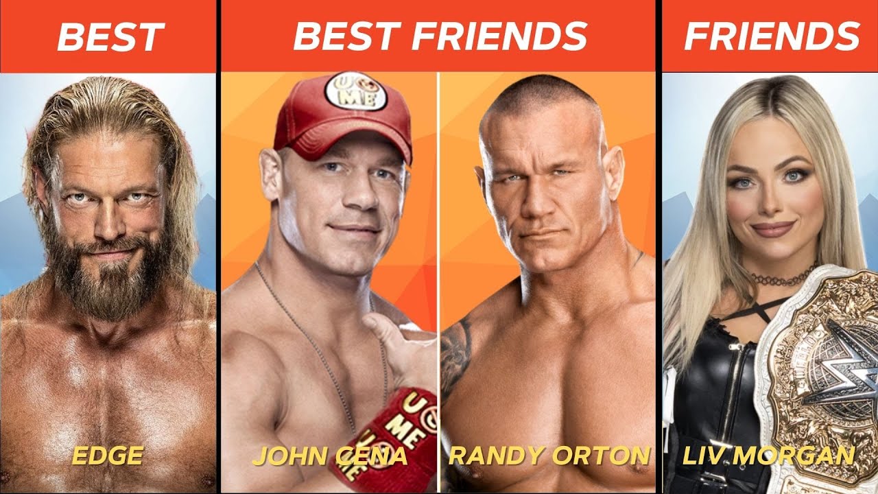 Real Life Best Friends in WWE Wrestlers - YouTube