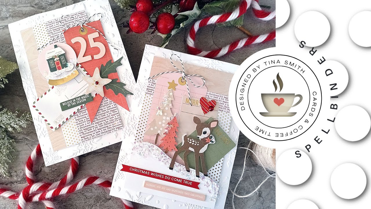 WOW! These are big! 5x7 Christmas Cards with the Spellbinders Make It ...