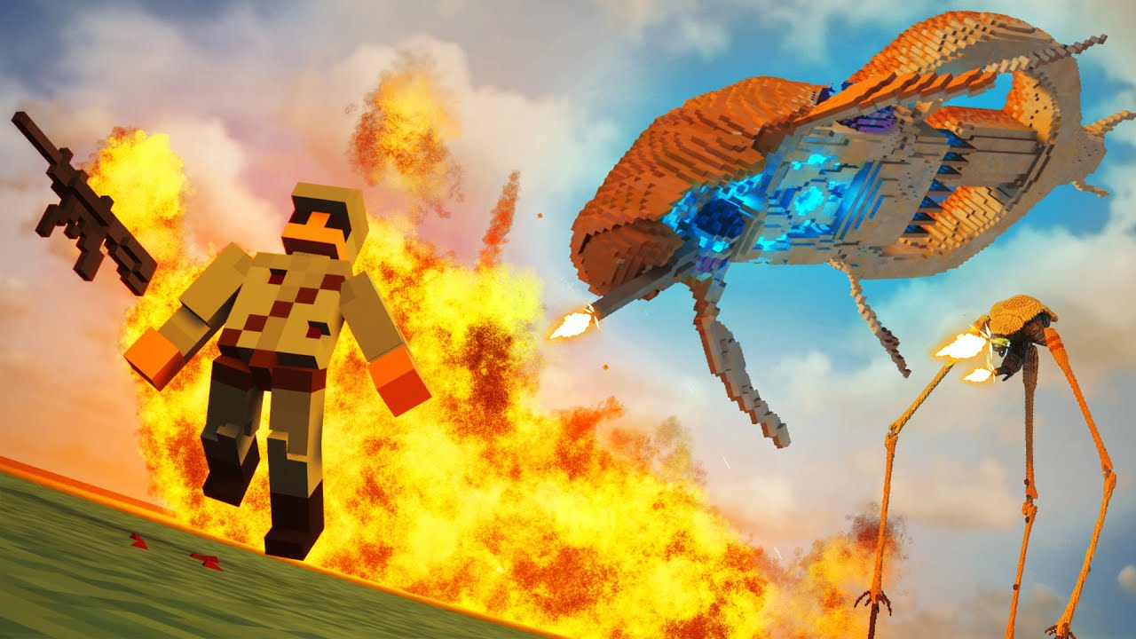 Realistic Half Life GUNSHIP & STRIDER Destruction 😱 Teardown - YouTube