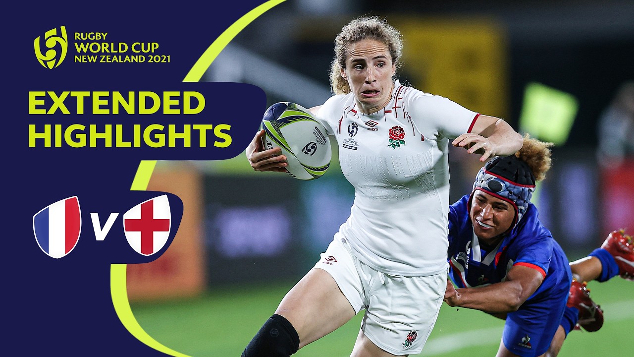 Red Roses edge France | France v England | Highlights | Rugby World Cup ...