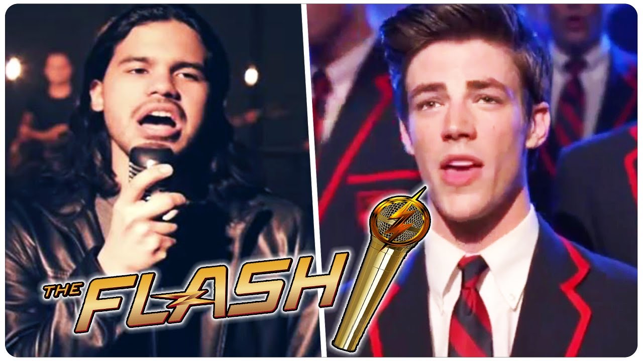 THE FLASH The Cast Real Singing Voices - YouTube