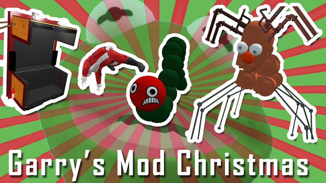 SPIDER REINDEER! | GMod Christmas Building w/ Friends! - YouTube