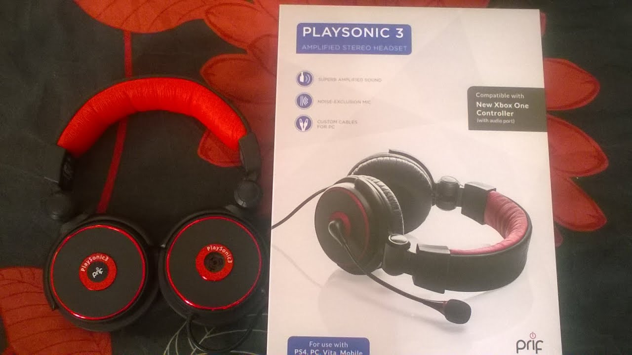 HGR Unboxing - Prif PlaySonic 3, Amplified Gaming Headset - YouTube