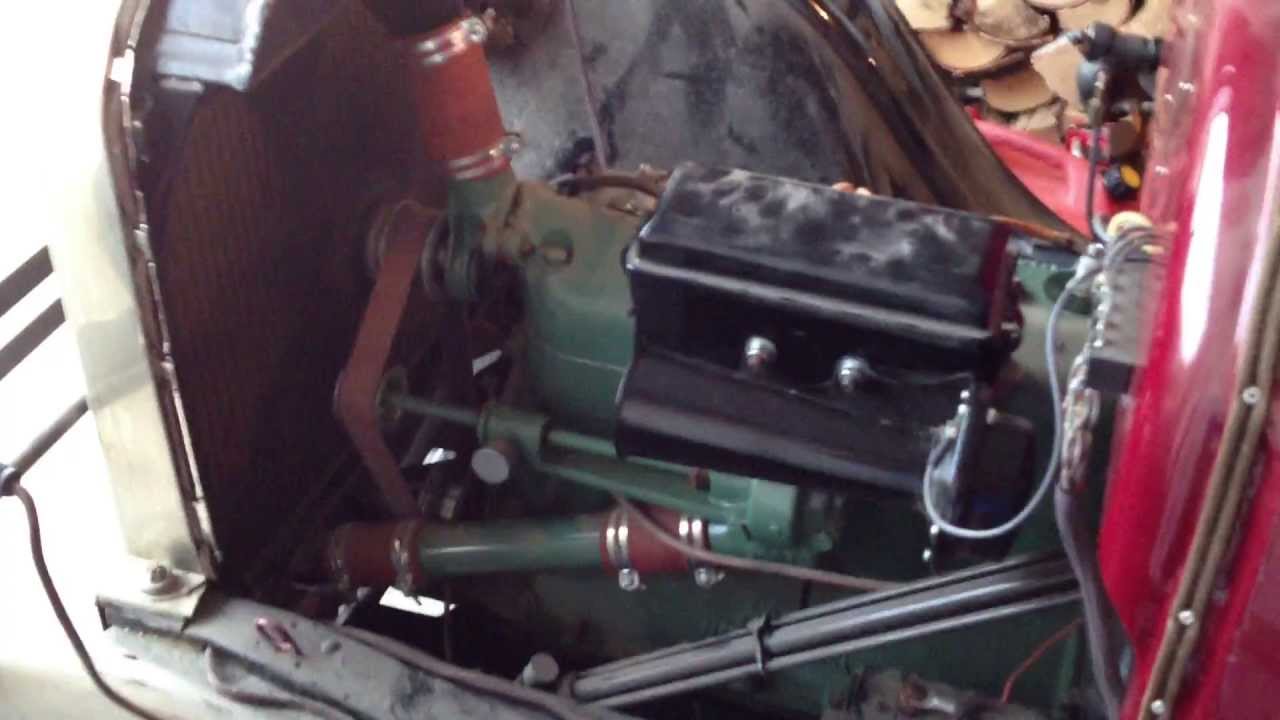 1927 Model T Engine Start - YouTube