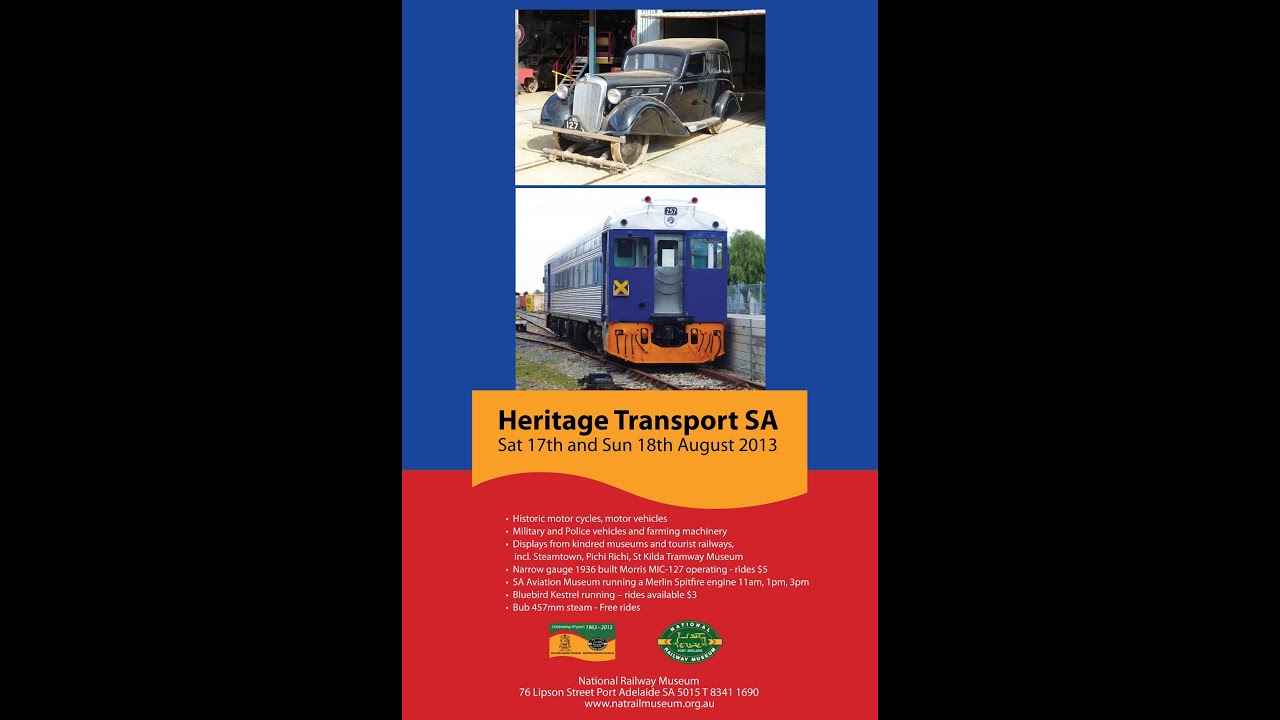 A WALK THROUGH THE NATIONAL RAILWAY MUSEUM PORT ADELAIDE ON HERITAGE ...