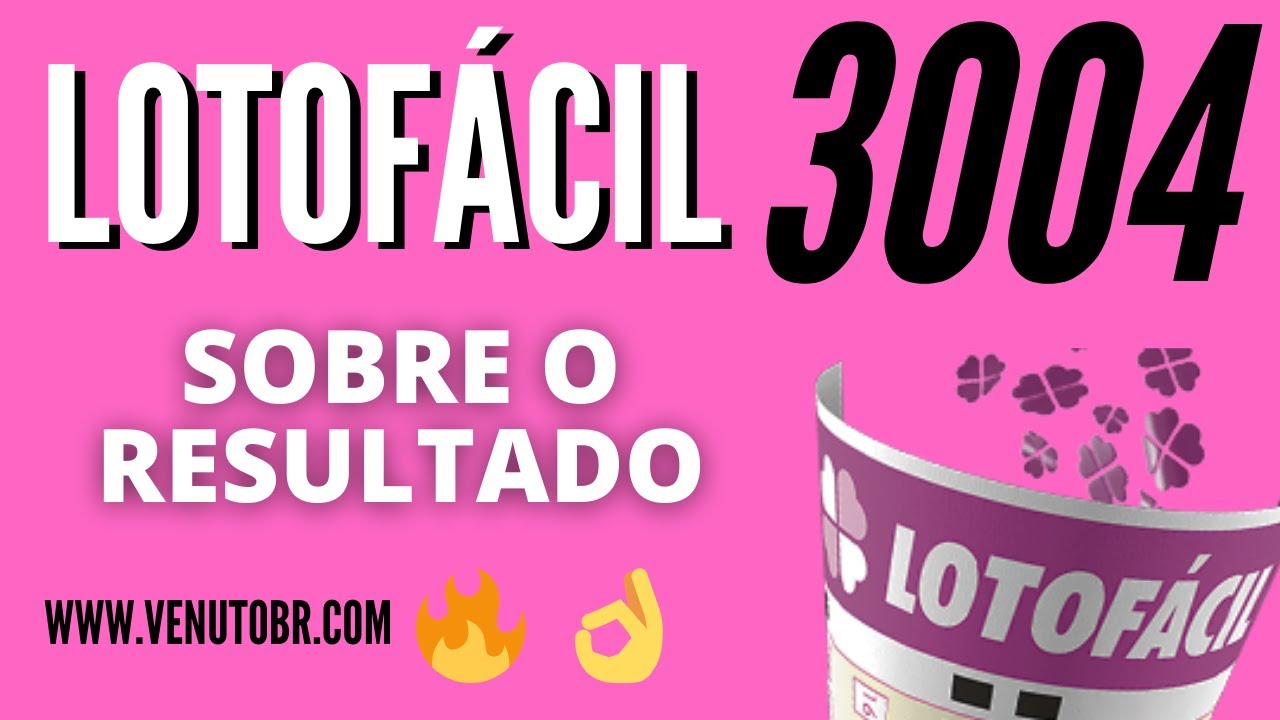 Sobre o Resultado Lotofácil 3004 15/01 - YouTube