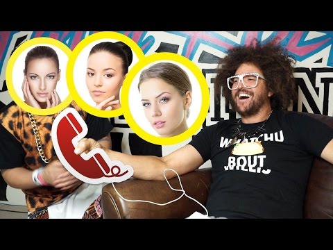 Redfoo's Forced to Blind Call Random Girls for CALL ROULETTE!