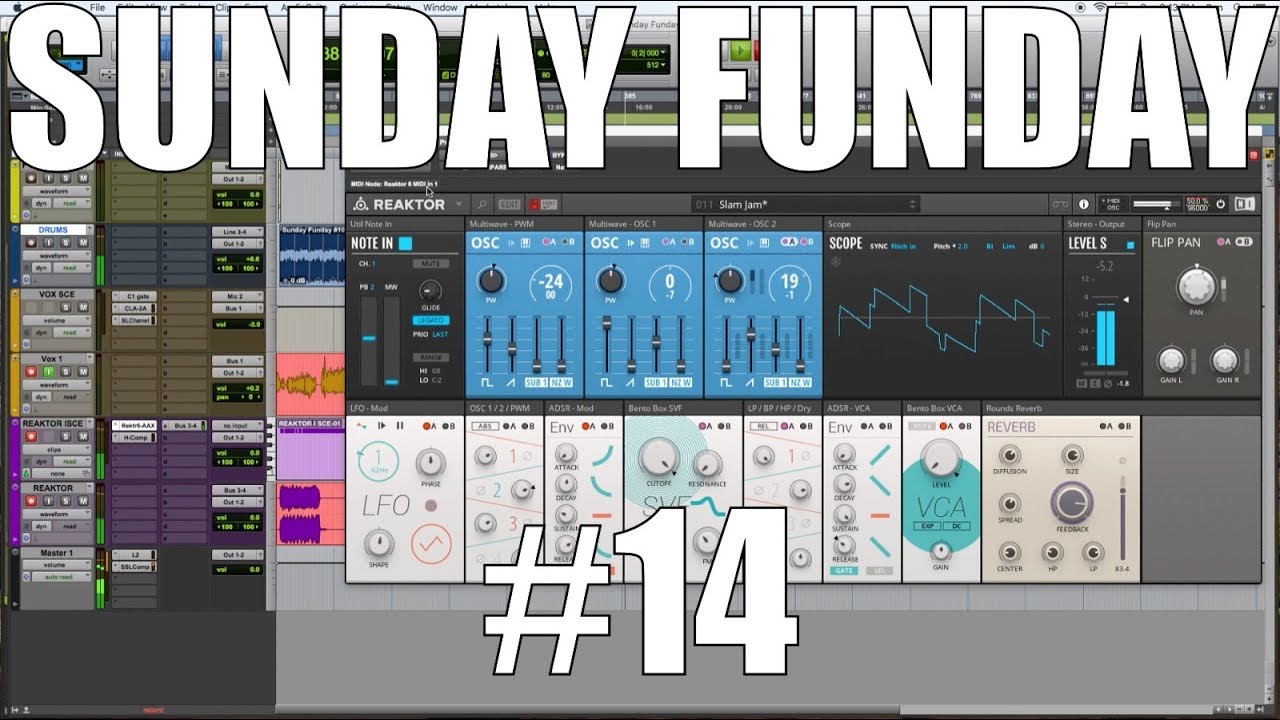 Sunday Funday #14: Some Fun With The Reaktor Factory Library - YouTube