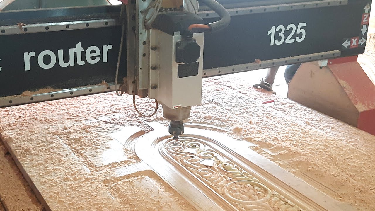 Amazing Door Design for Living Room || Door Designing With CNC Router ...
