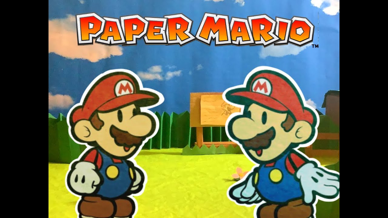Paper Mario Stop-Motion Animation - YouTube