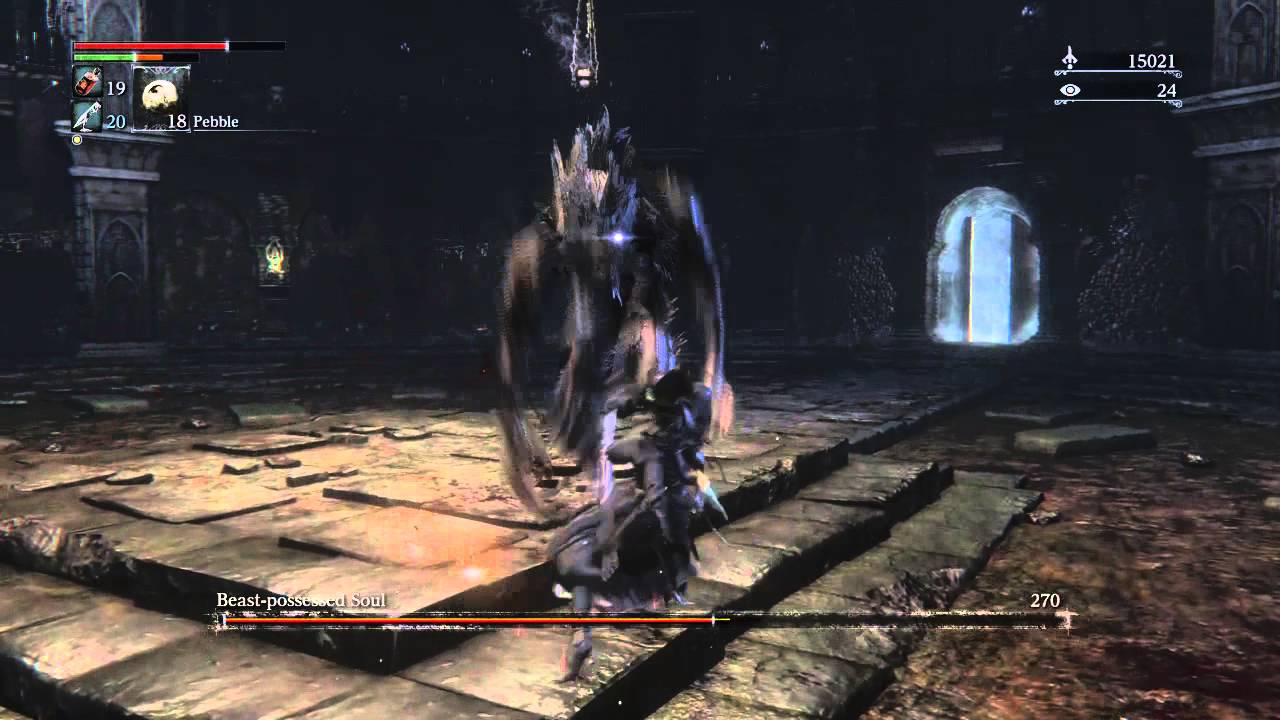 Bloodborne™ Beast Possessed Soul Chalice Dungeon boss fight - YouTube