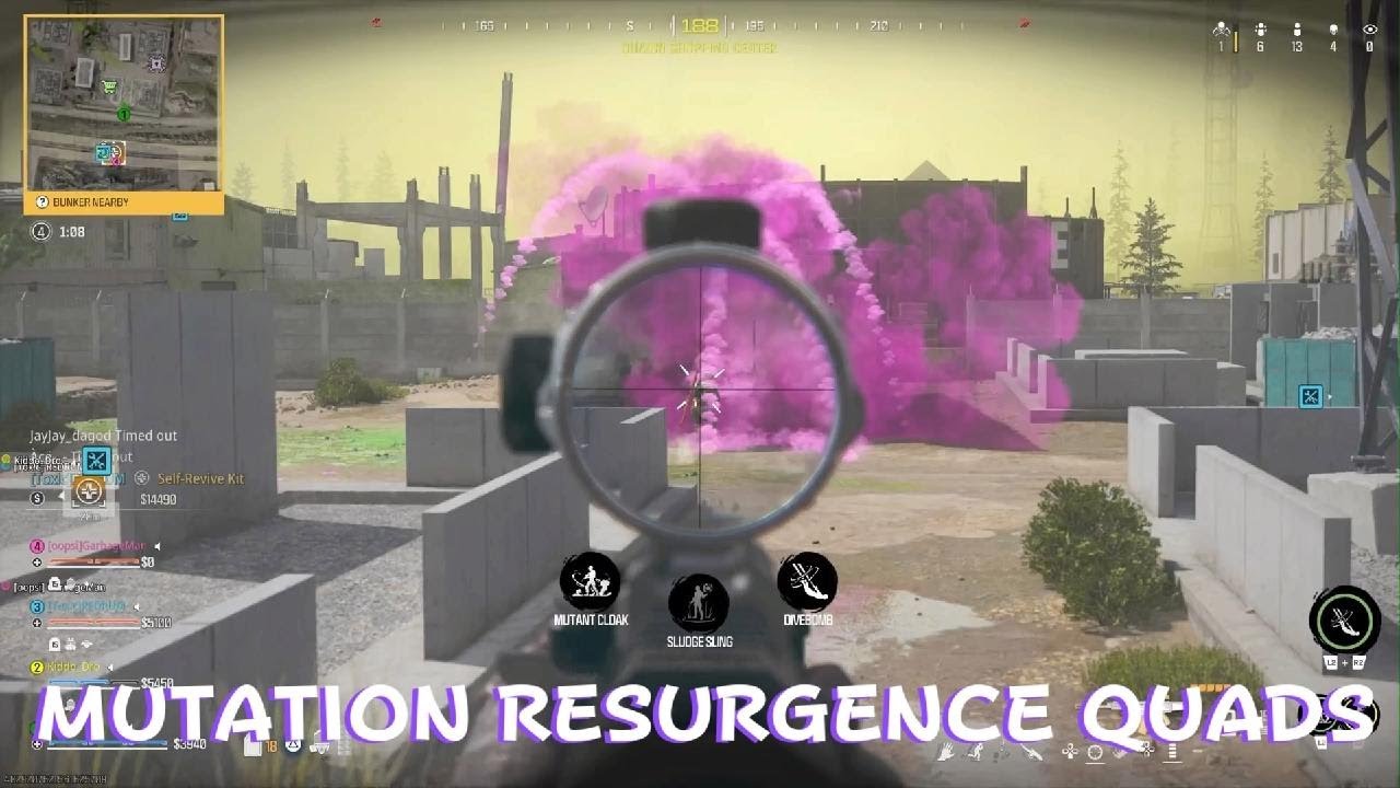 [CRAZY] Mutation Resurgence Quads Divebomb Gameplay - Warzone Season 4 ...