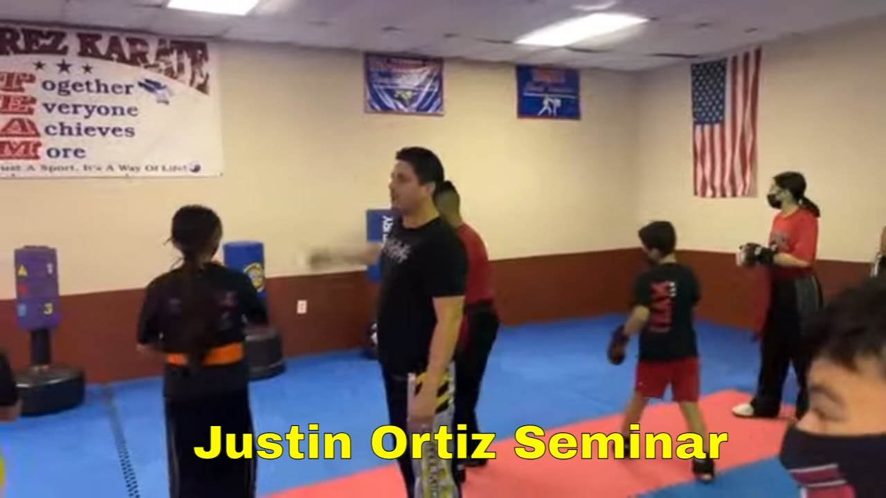Point Fighting Drills - Justin Ortiz Seminar at Eva's Sport Karate ...