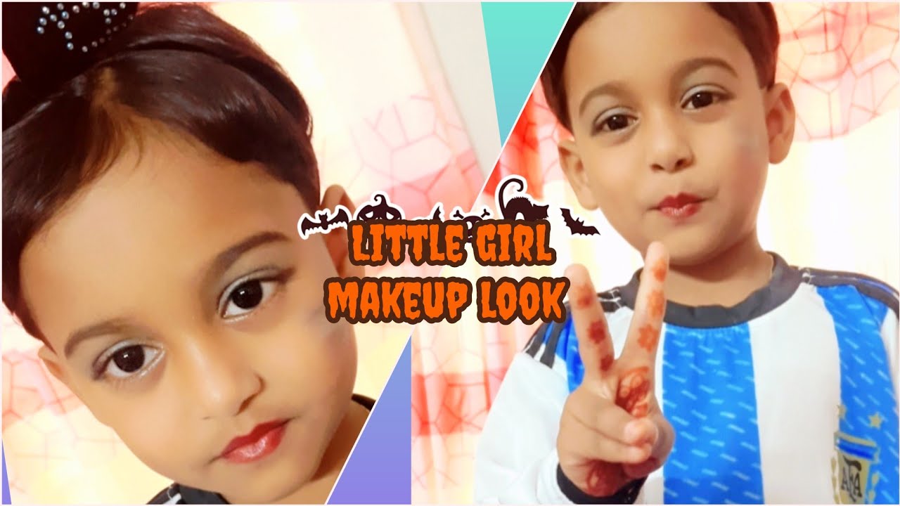 Simple little girl makeup tutorial ||arjentina makeup look 🇦🇷😍 - YouTube