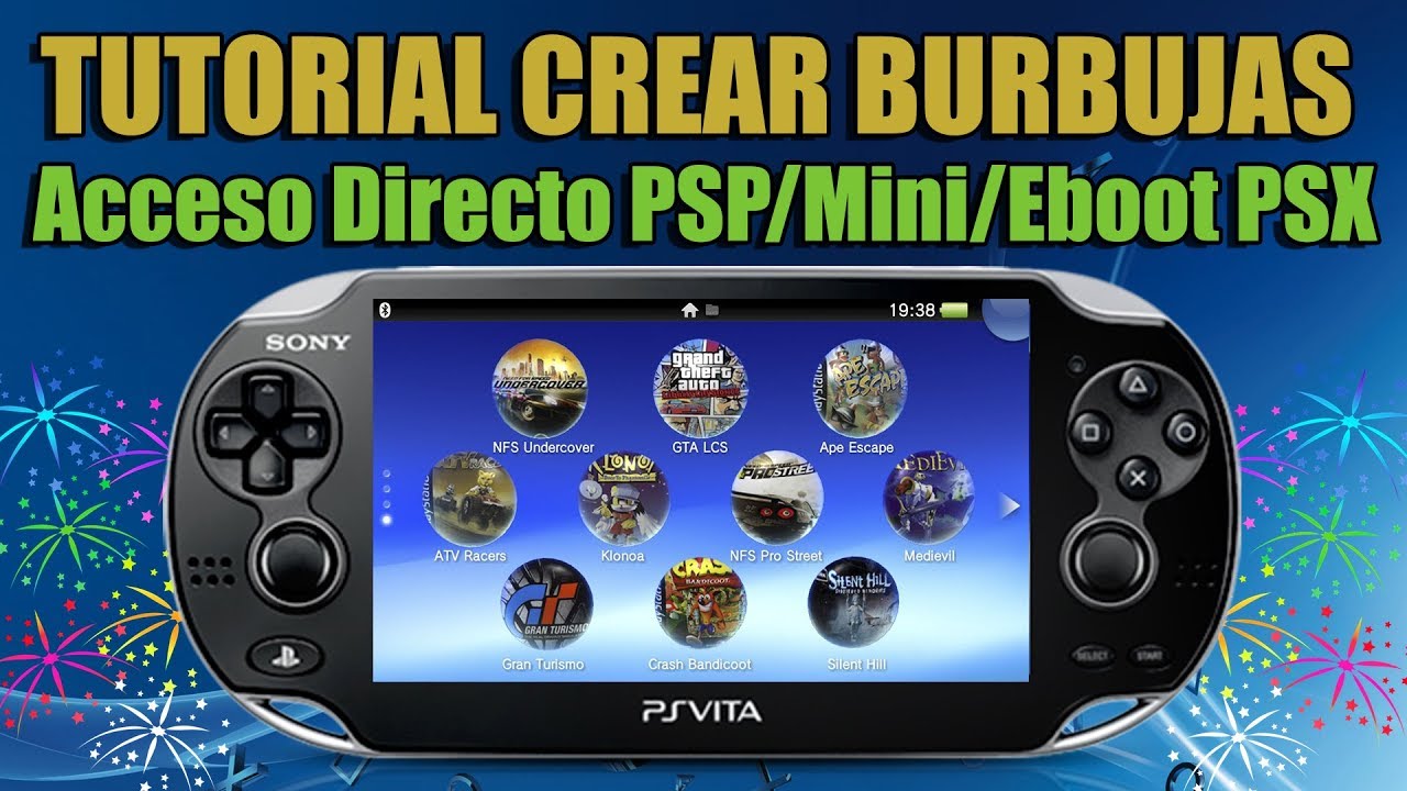 Adrenaline Bubble Booter Crear Burbujas de PSX y PSP en el Menu de ...