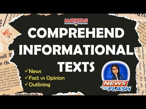 Matatag English 4 Quarter 4 Week 6 | Comprehend Informational Texts ...
