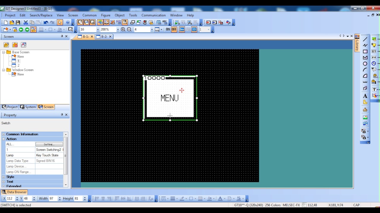 SWITCH SCREEN GT DESIGNER 3 - YouTube