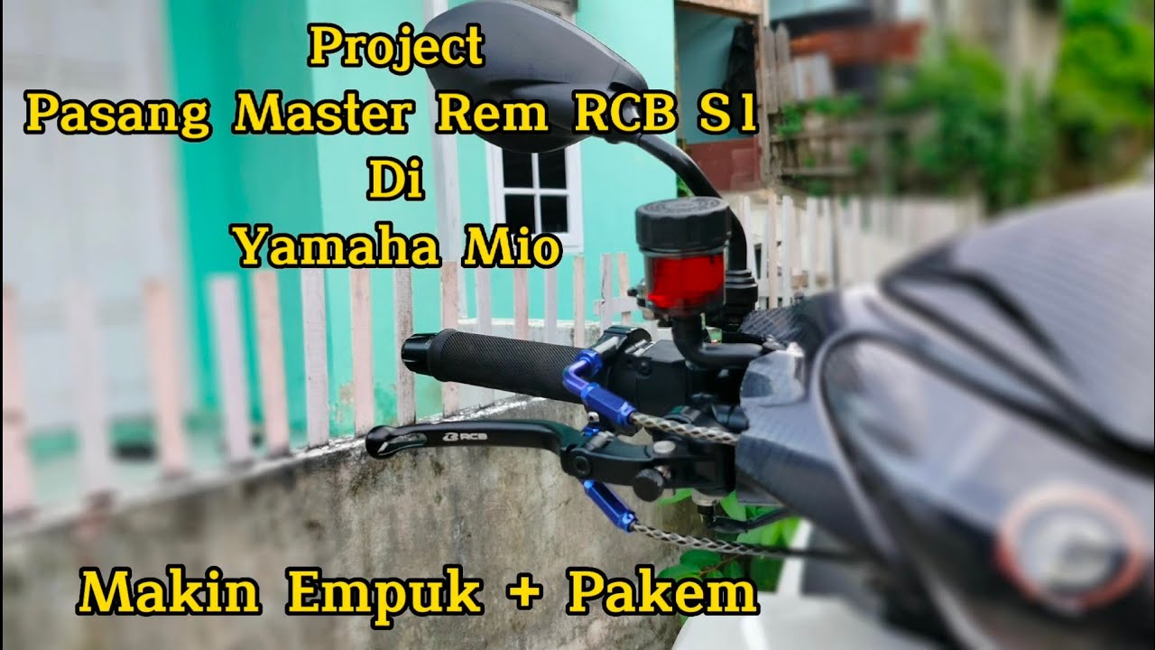 Pasang Master Rem RCB S1 di Yamaha Mio | Project Mio Karbu - YouTube