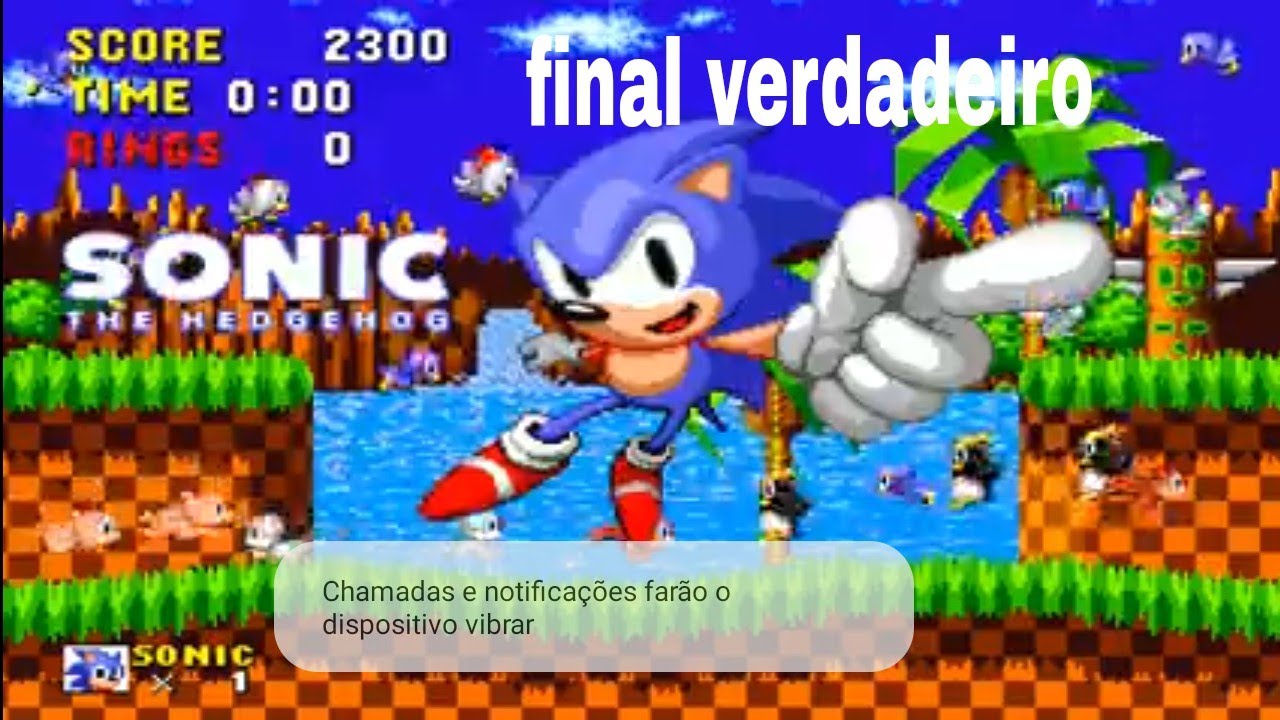 Sonic 1 final verdadeiro - YouTube