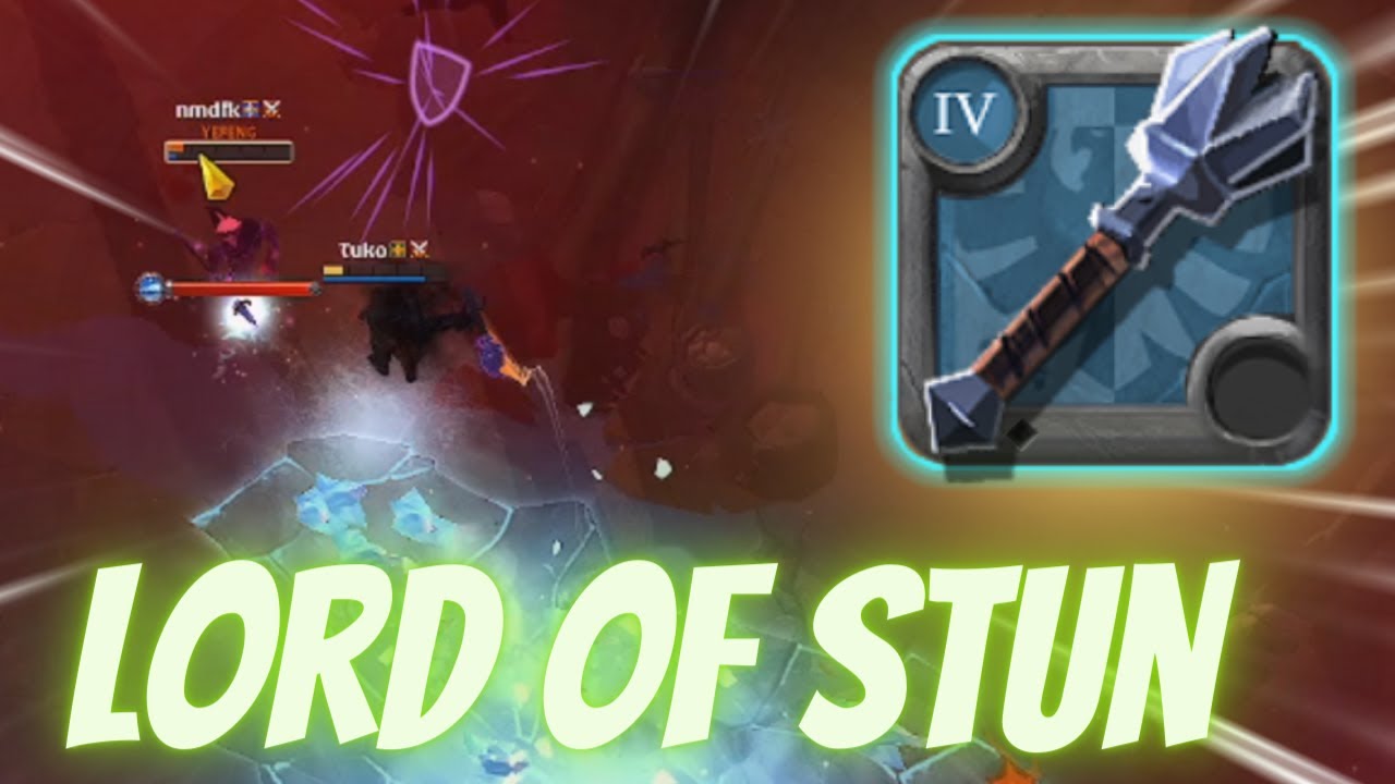 1 HAND MACE LORD OF STUN | CORRUPTED DUNGEON | Albion Online PVP | East ...