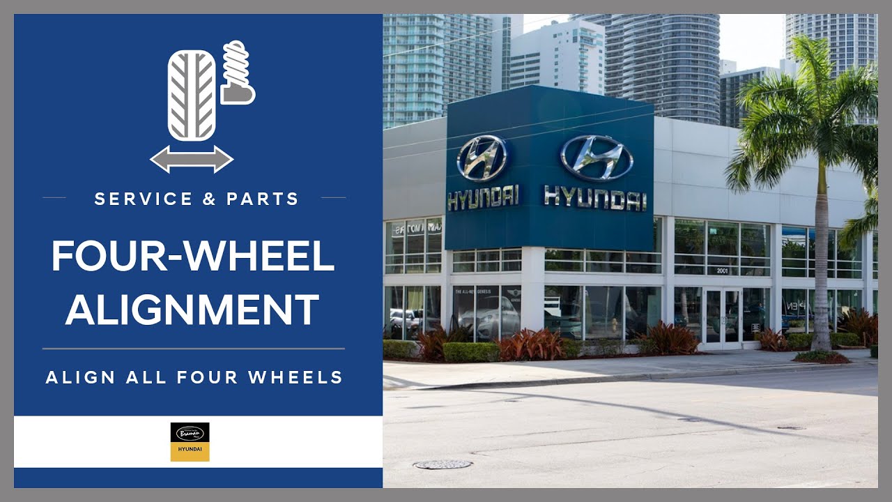 Hyundai Four-Wheel Alignment Miami, FL // Braman Hyundai Service - YouTube