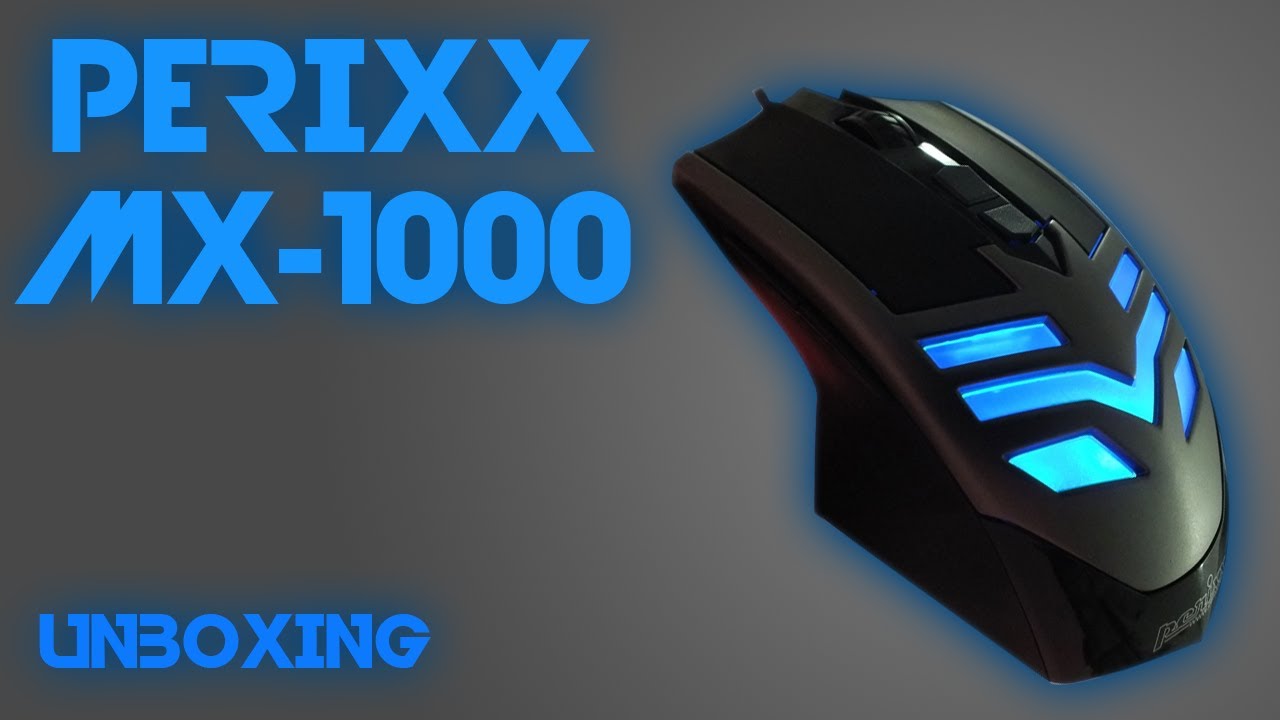 Perixx MX-1000 Progammable Gaming Mouse Review - YouTube