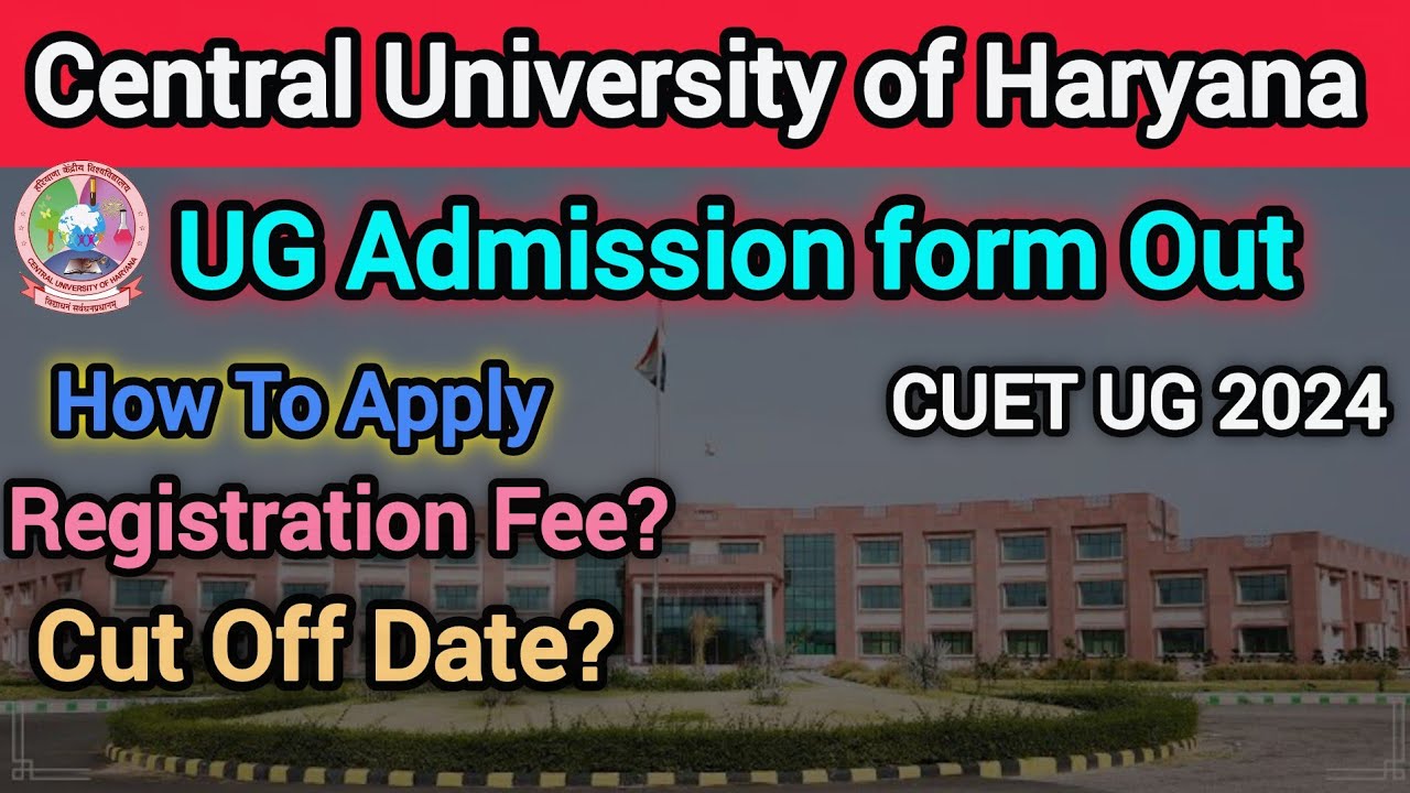 CUH UG Form Out🔥 | Central University of Haryana UG counselling started ...