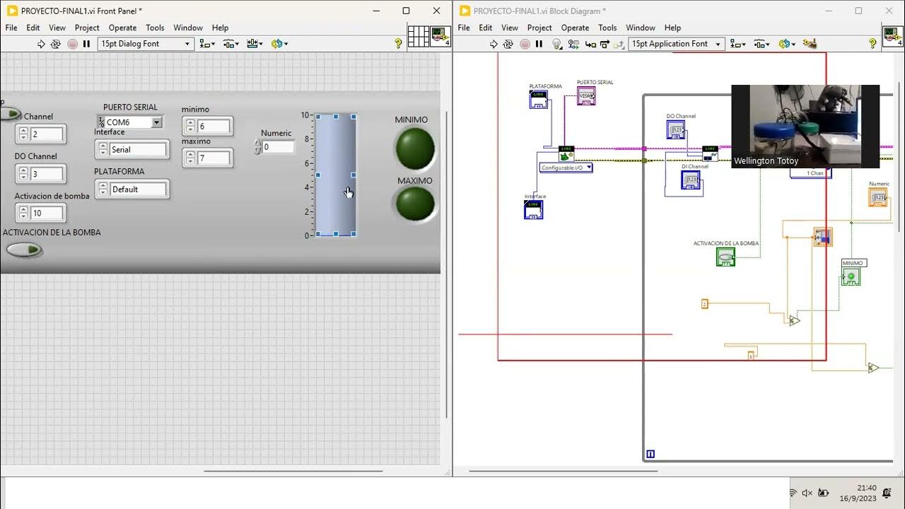 LLENADO DE TANQUE MEDIANTE ARDUINO+LABVIEW - YouTube