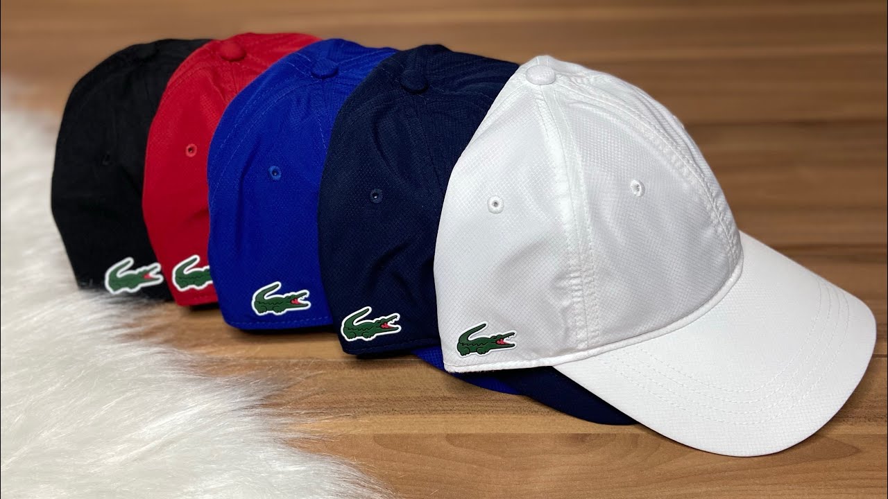 Boné Lacoste Sport 2021 (Mostrando os detalhes) - YouTube