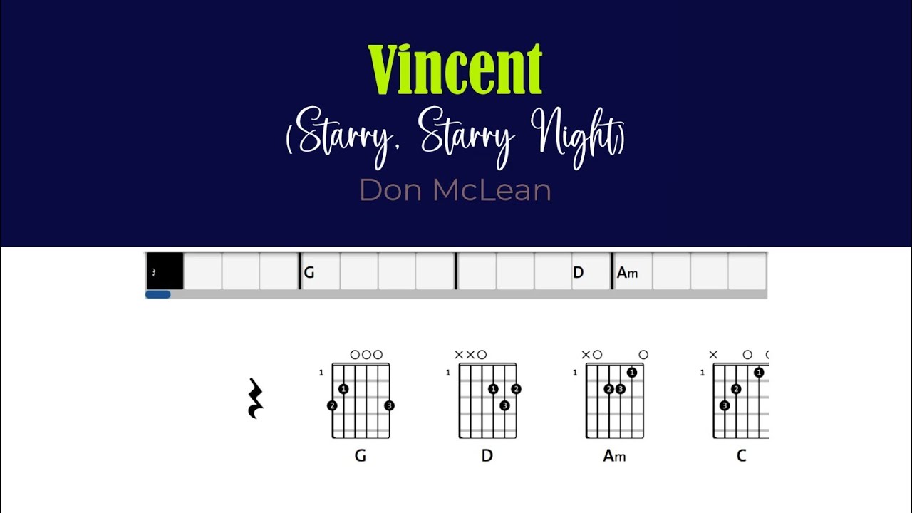 Vincent (Starry, Starry Night) - Don McLean - YouTube