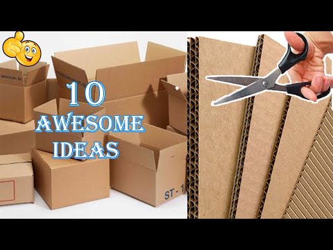 10 Great Ideas | You Won't Believe What You Can Make From Cardboard #55