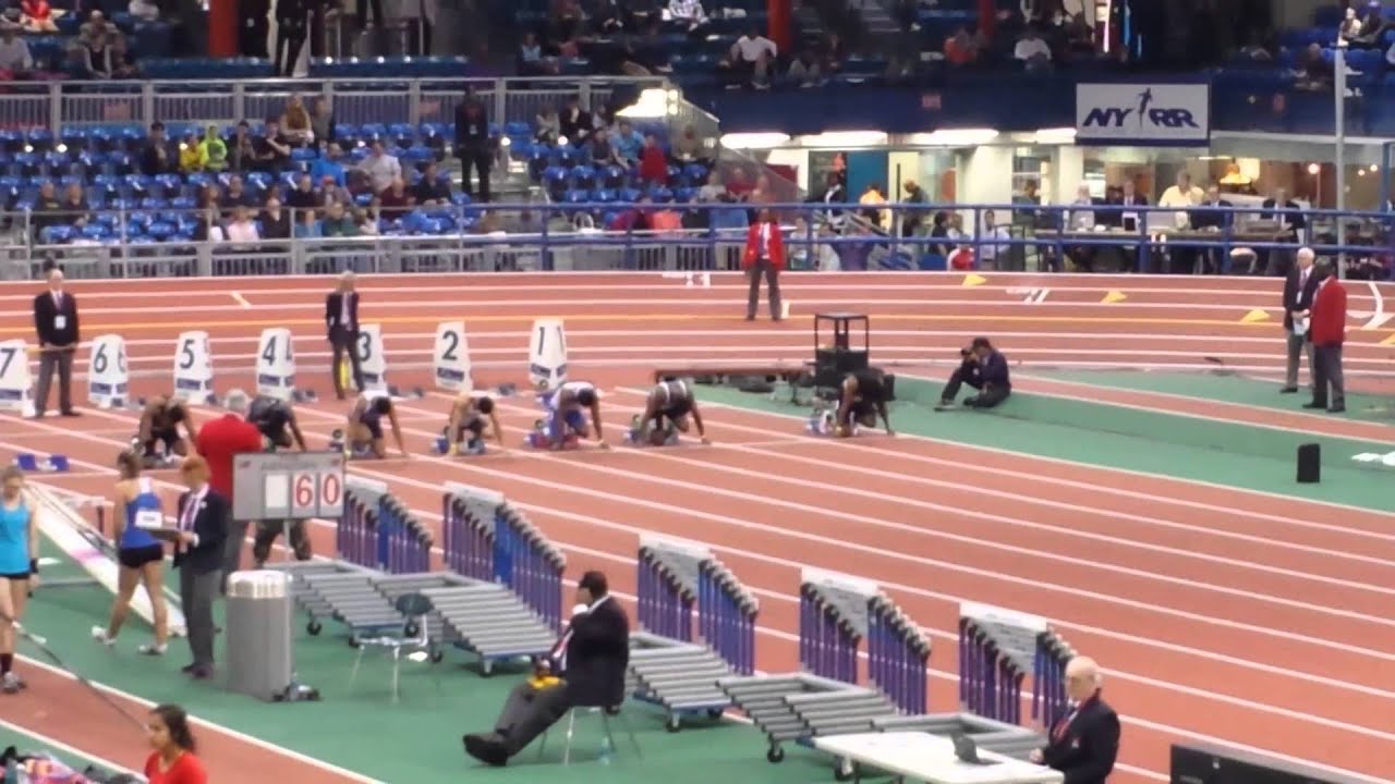 Boys 55 meter dash -Millrose Games 2/15/14 - YouTube